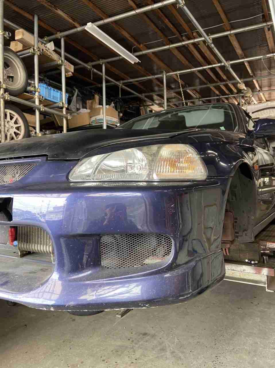 EK4 シビック パワステオイル漏れ | garageFK