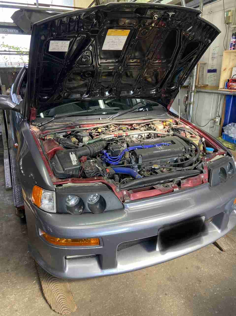 EF8 CR-X オルタネーター交換 | garageFK