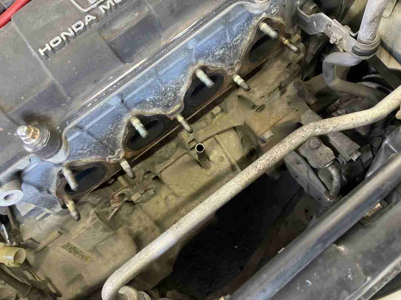 EF7 CR-X エキマニ交換 | garageFK