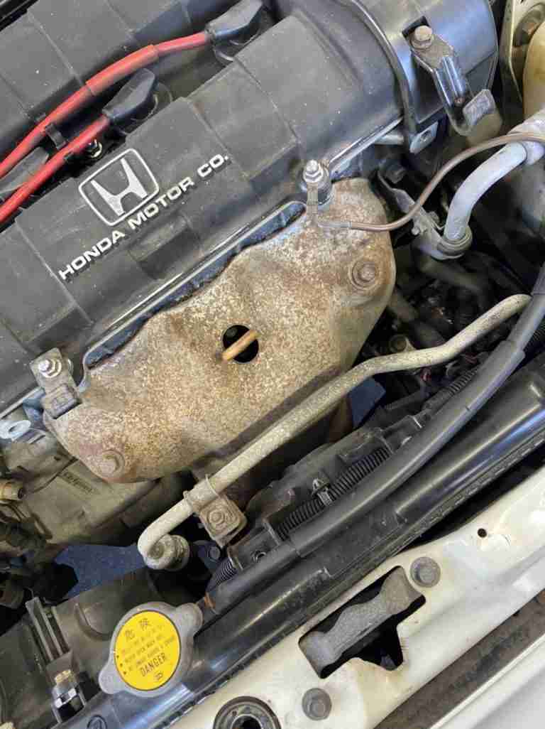 EF7 CR-X エキマニ交換 | garageFK